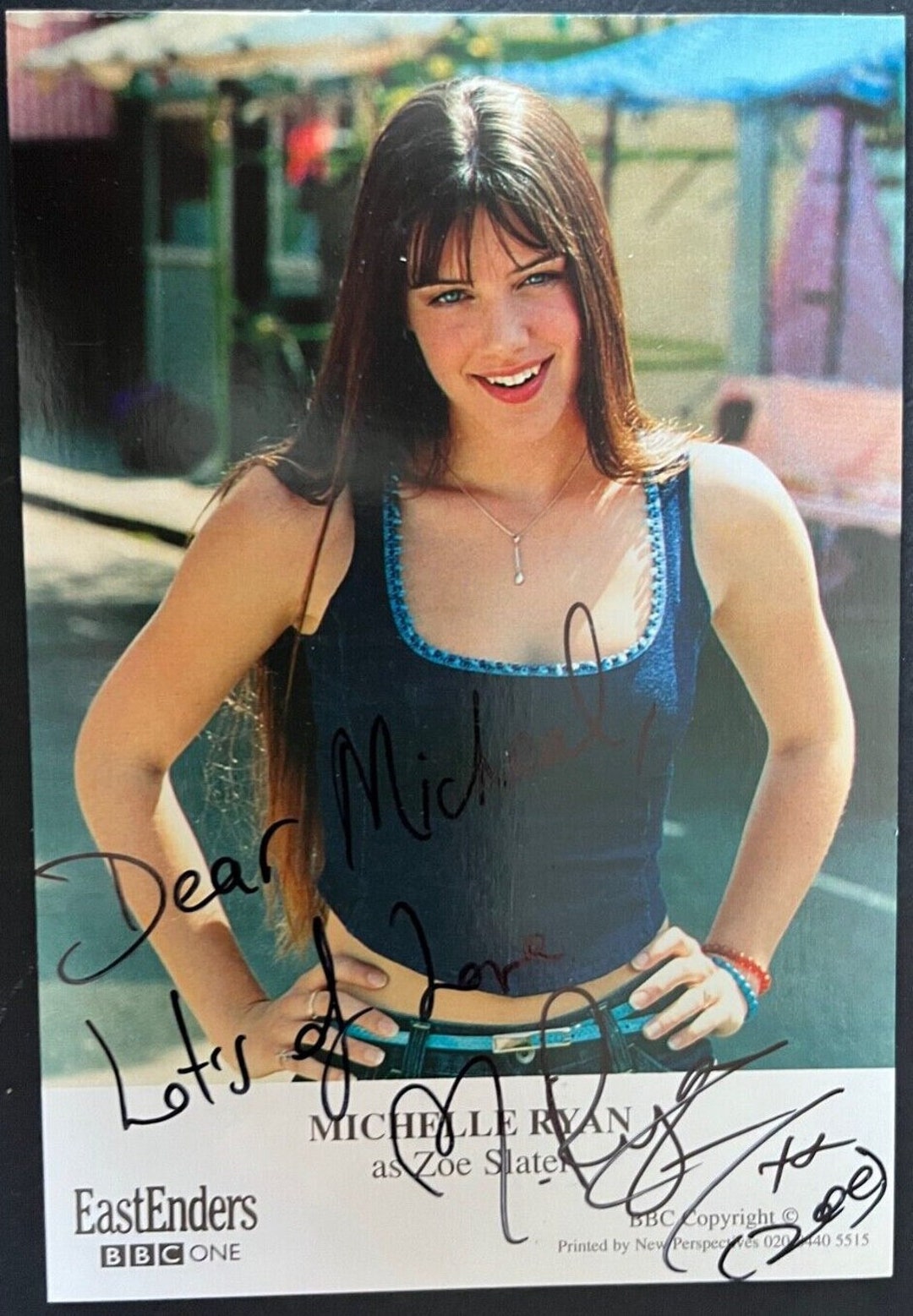 Michelle Ryan, Bionic Woman, Dr.who, Signed Autograph on Offficial ...