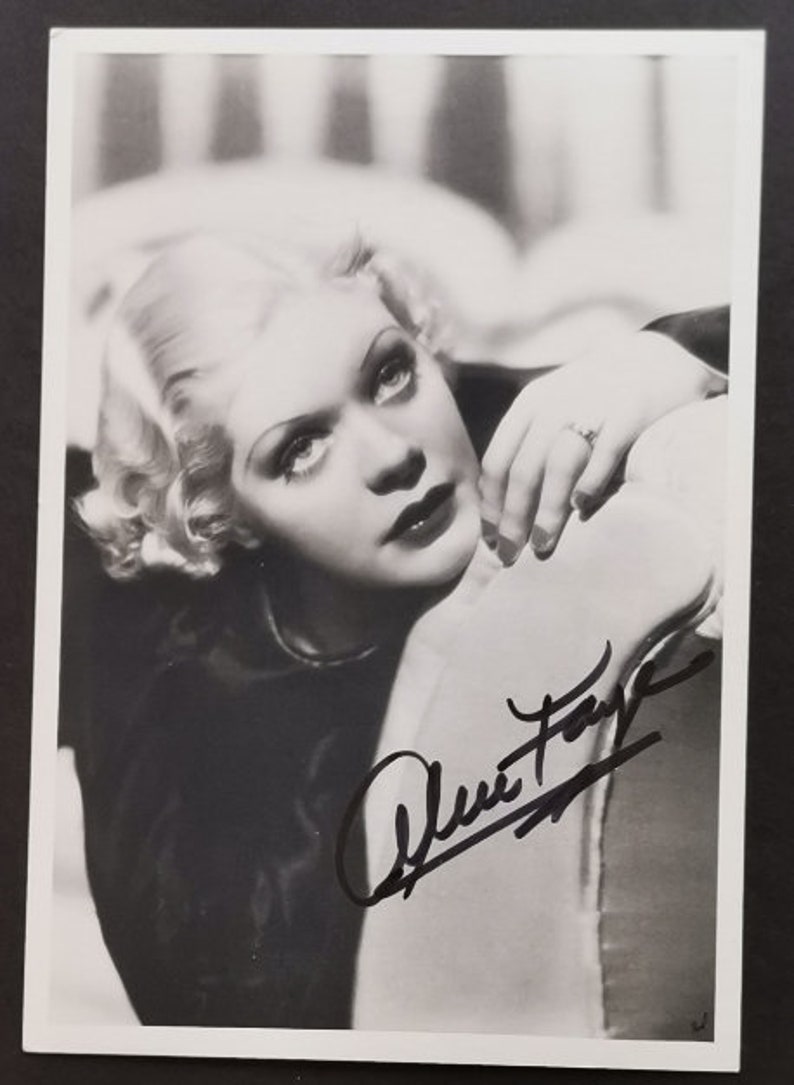 Alice Faye Signed Autograph Photo Four Jills in a Jeep - Etsy