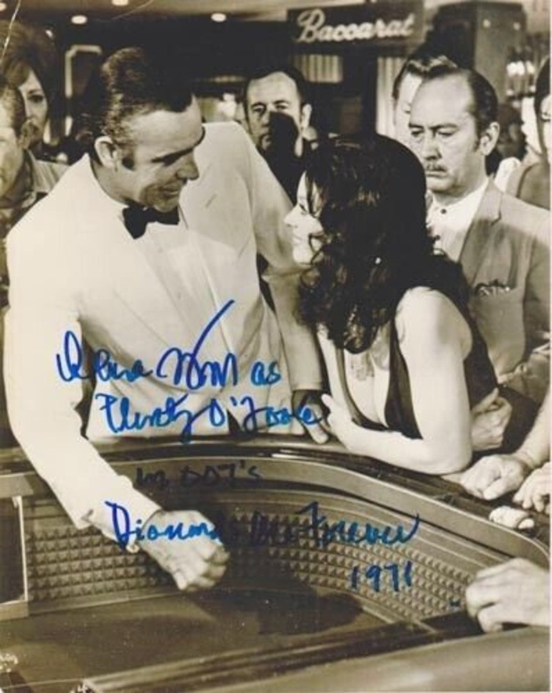 Lana Wood, 007 Bondgirl, Diamonds Are Forever, Signed Autograph Photo - Etsy