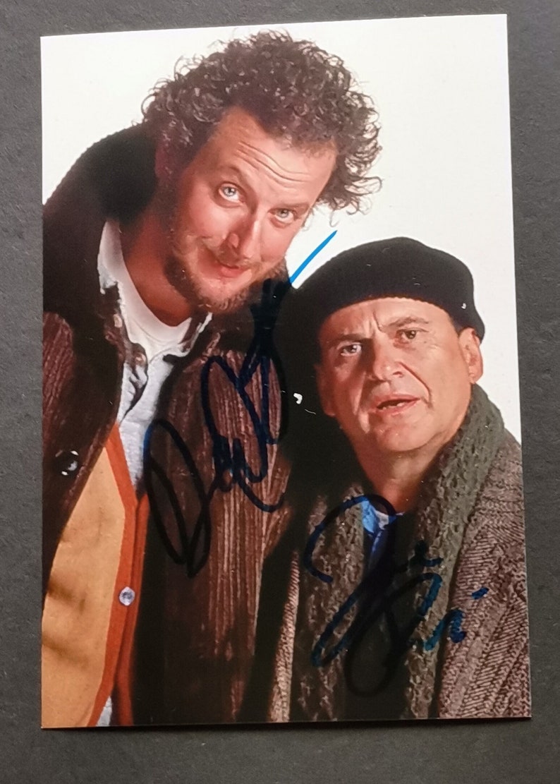 Joe Pesci and Daniel Stern, Home Alone, Signed Autographed 6x4 Photo ...