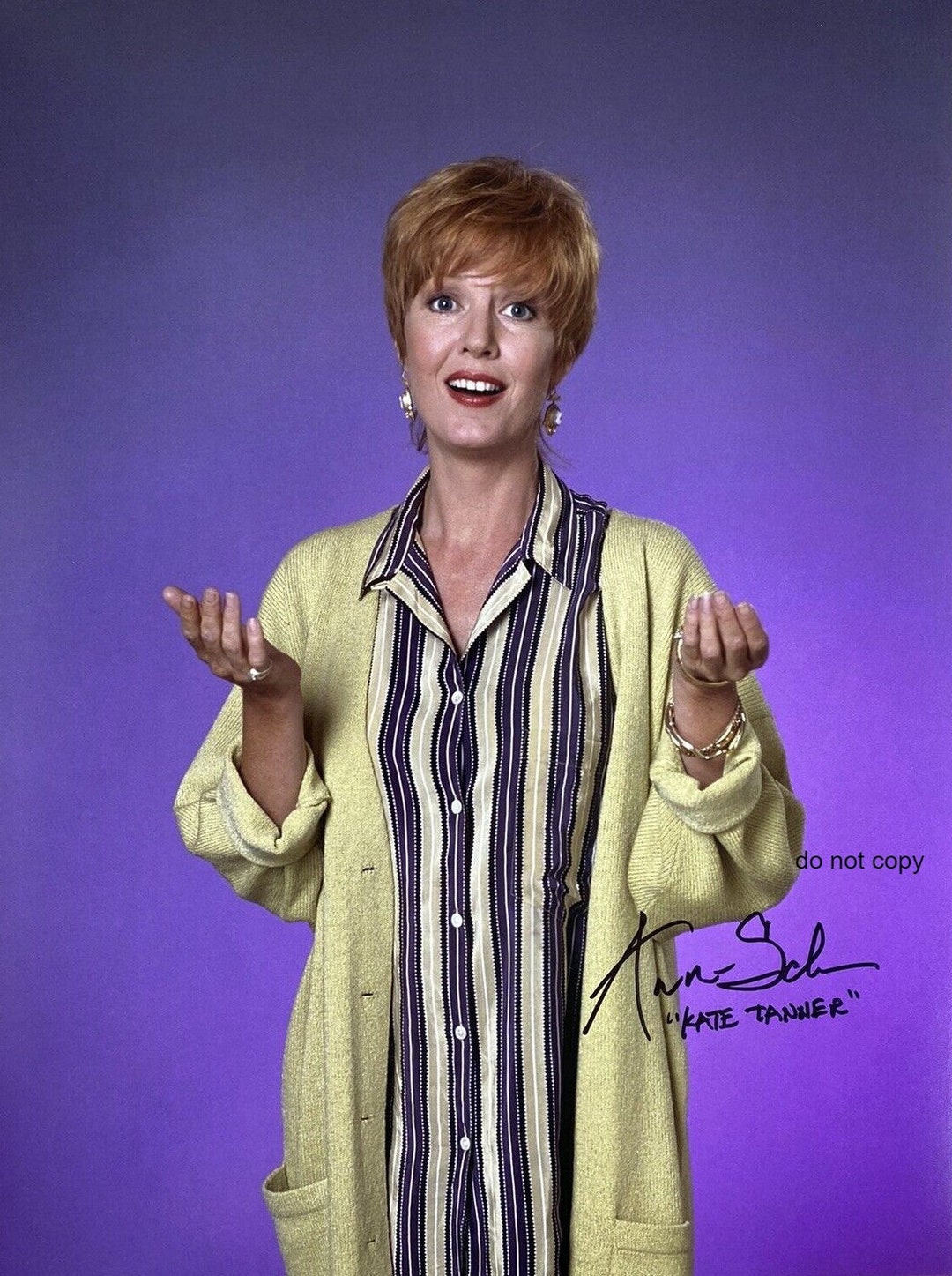 Anne Schedeen, Kate Tanner, ALF, Original Autograph, Hand Signed, Coa ...