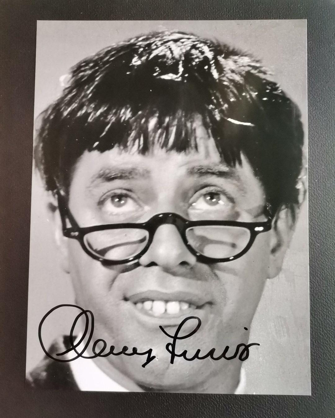 Jerry Lewis, Scared Stiff, Signed Autograph Photo - Etsy