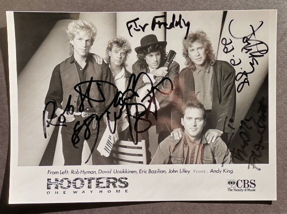 Hooters Autograph Band Signed on Photo - Etsy