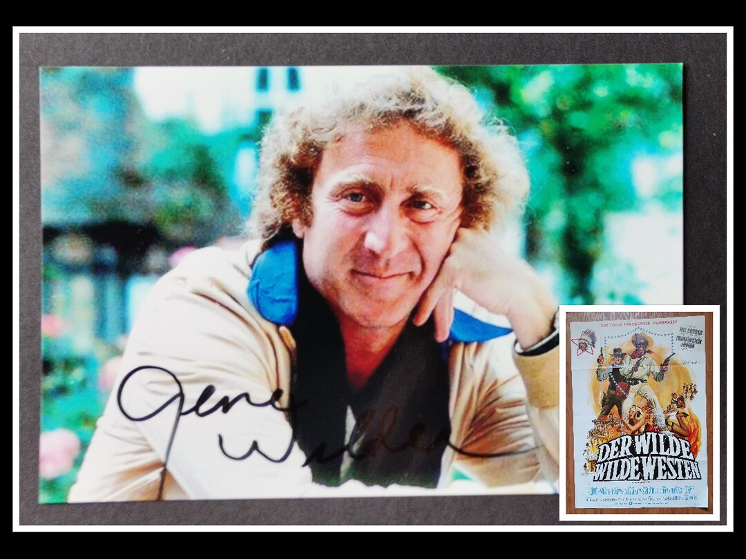 Gene Wilder Signed Autograph Photo Blazing Saddles Cinema - Etsy