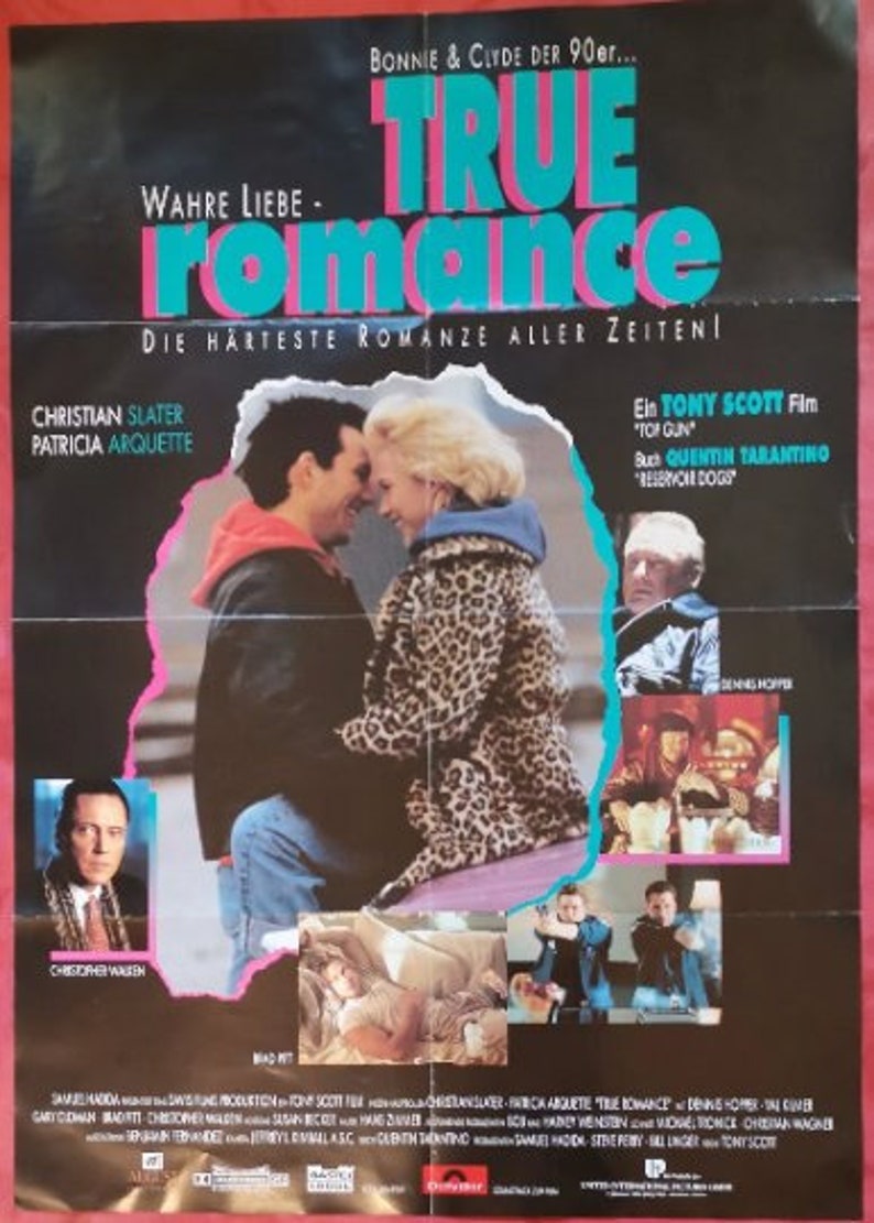 True Romance, Christian Slater, Patricia Arquette, Dennis Hopper ...