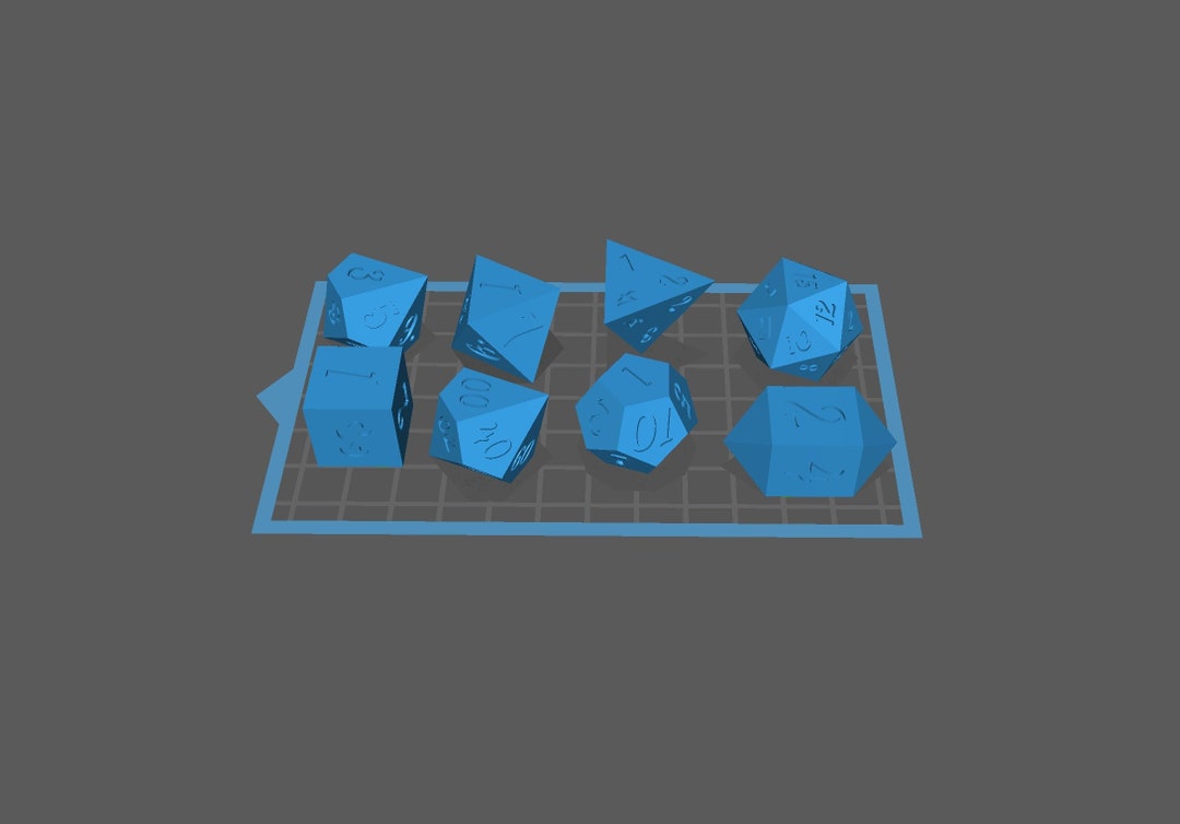 Dice STL Files | Ready to Print | RPG Dice | Lobster - Etsy