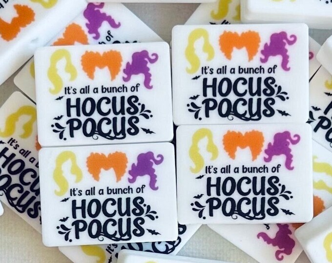 Halloween Focal Bead•hocus Pocus Silicone Bead - Etsy