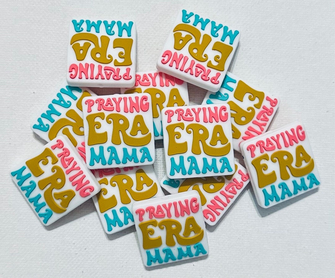 Religious Focal Bead•praying Era Mama Silicone Bead•praying Era Focal ...