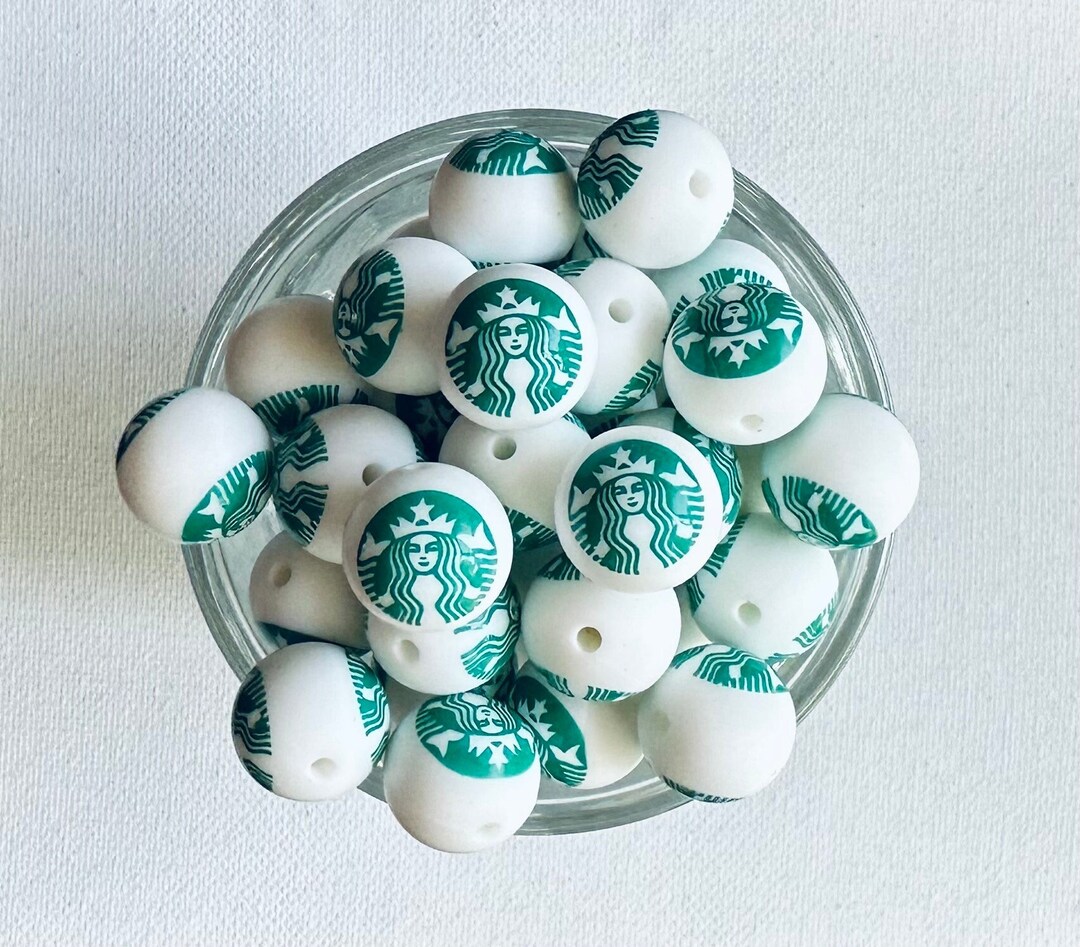 15mm Green Coffee Silicone Beads - Etsy