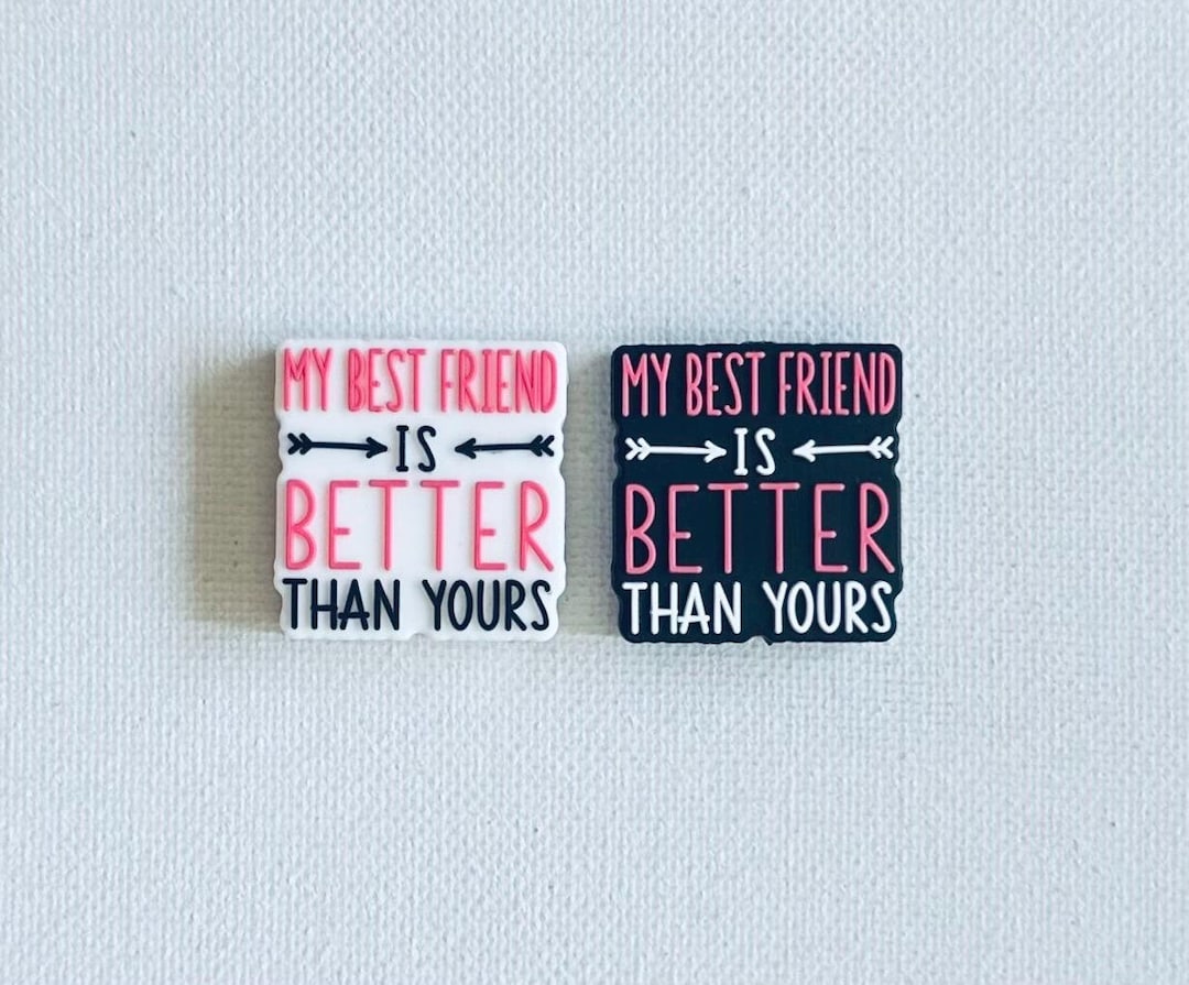 Best Friend Focal Bead•my Best Friend is Better Than Yours - Etsy
