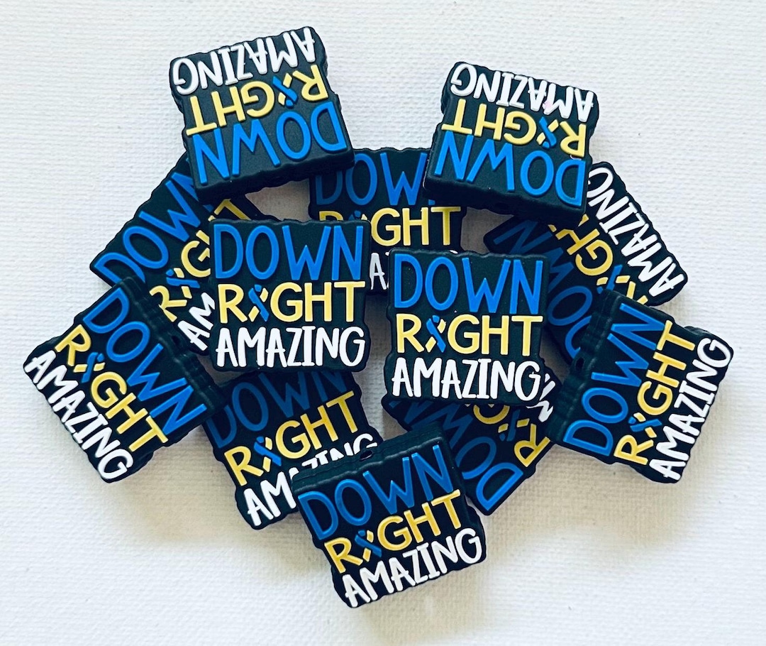Down Syndrome Awareness Focal Bead•down Syndrome Focal Bead•awareness ...