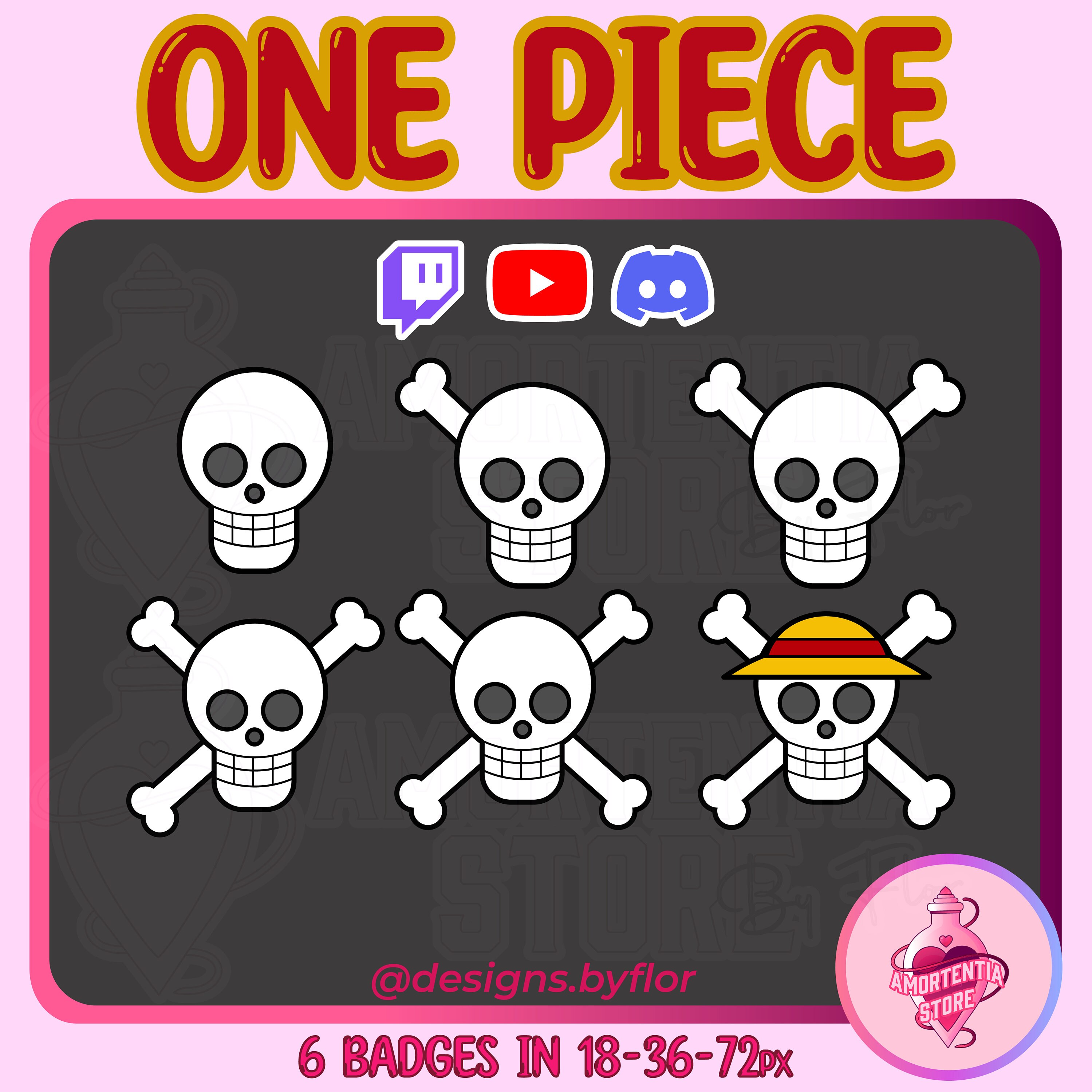 One Piece / Subs Icons/ PNG / Twitch Subs/ Sub Badges/ Luffy/ Anime - Etsy