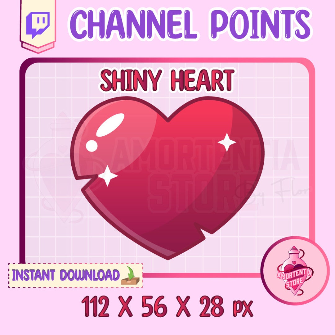 Channel Points / Twitch / PNG / Streamer /heart / Love/ Custom - Etsy