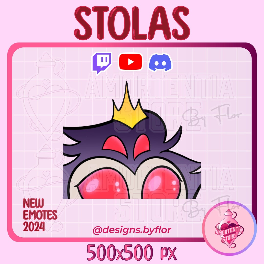 New Stolas Emotes 2024 / PNG/ Emotes/ Streamer/ Helluvaboss/ Twitch ...