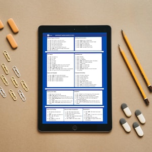 Bundle Microsoft Windows + Word + Excel + Powerpoint Keyboard Shortcuts ...