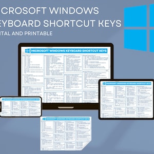 Windows Shortcut Key Guide | Printable Cheat Sheet for Windows Users ...