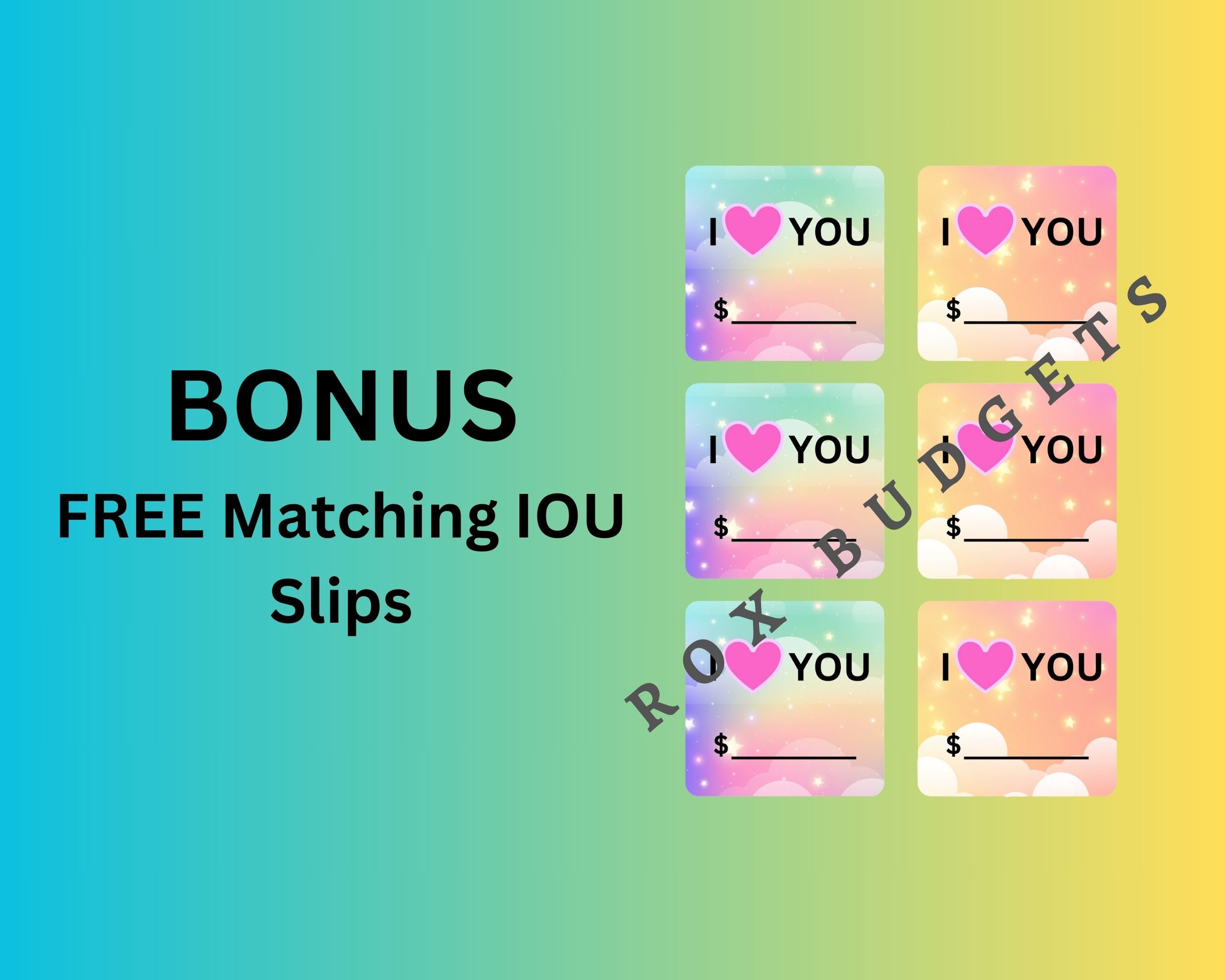 Rainbow Cash Stuffing Prop Play Money BONUS FREE IOU Slip Place Holder ...