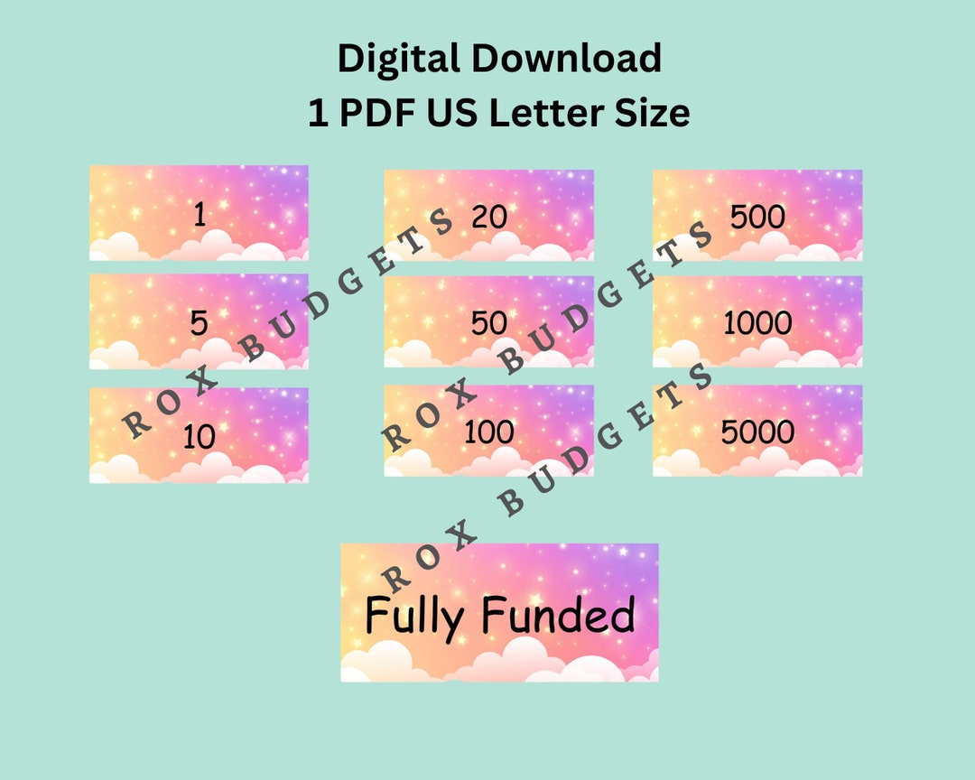 Rainbow Cash Stuffing Prop Play Money + BONUS FREE IOU Slip| Place ...