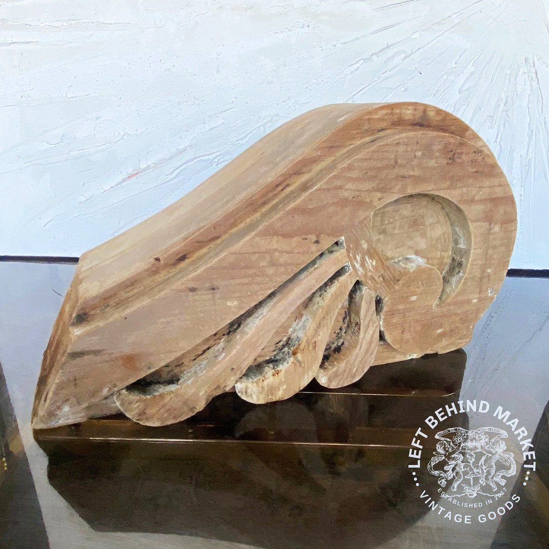 Rustic Wooden Corbel Baroque Old Vintage Coquette Decor Raw Wood Home ...