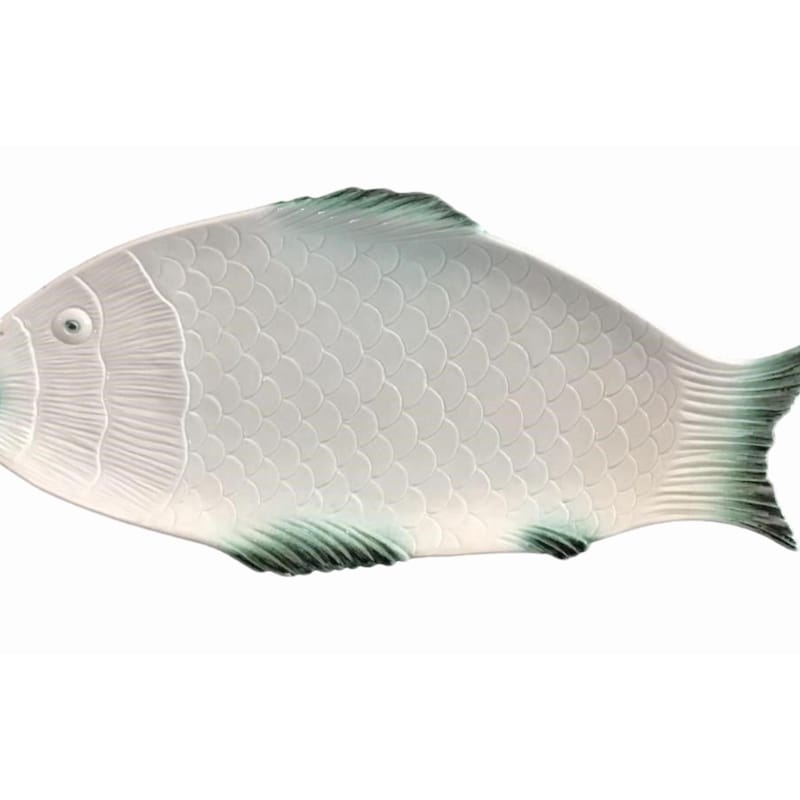 Porcelain Fish Plate - Etsy