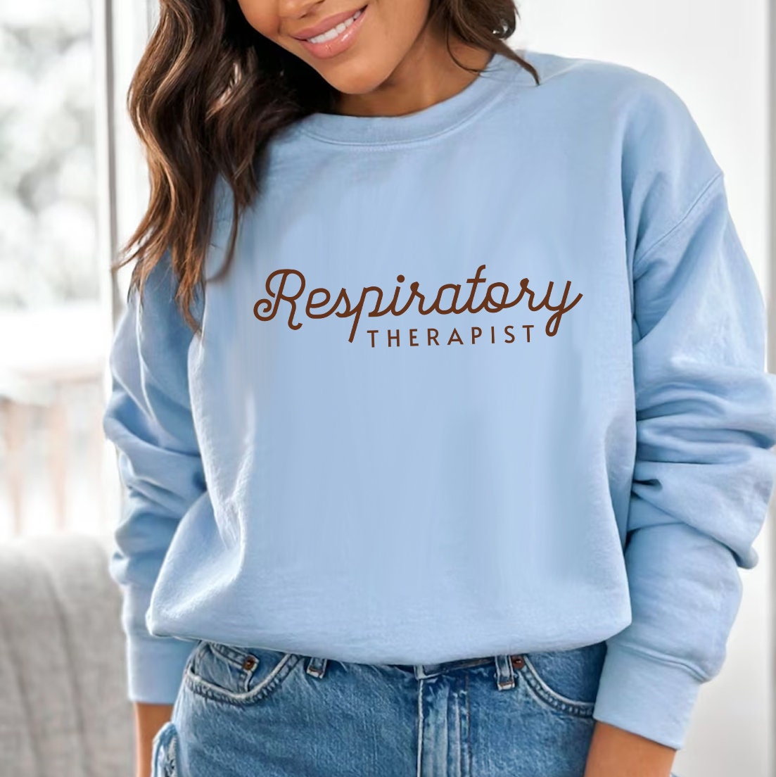 Respiratory Therapist Sweatshirt Oversized Shirt Respiratory Therapist ...