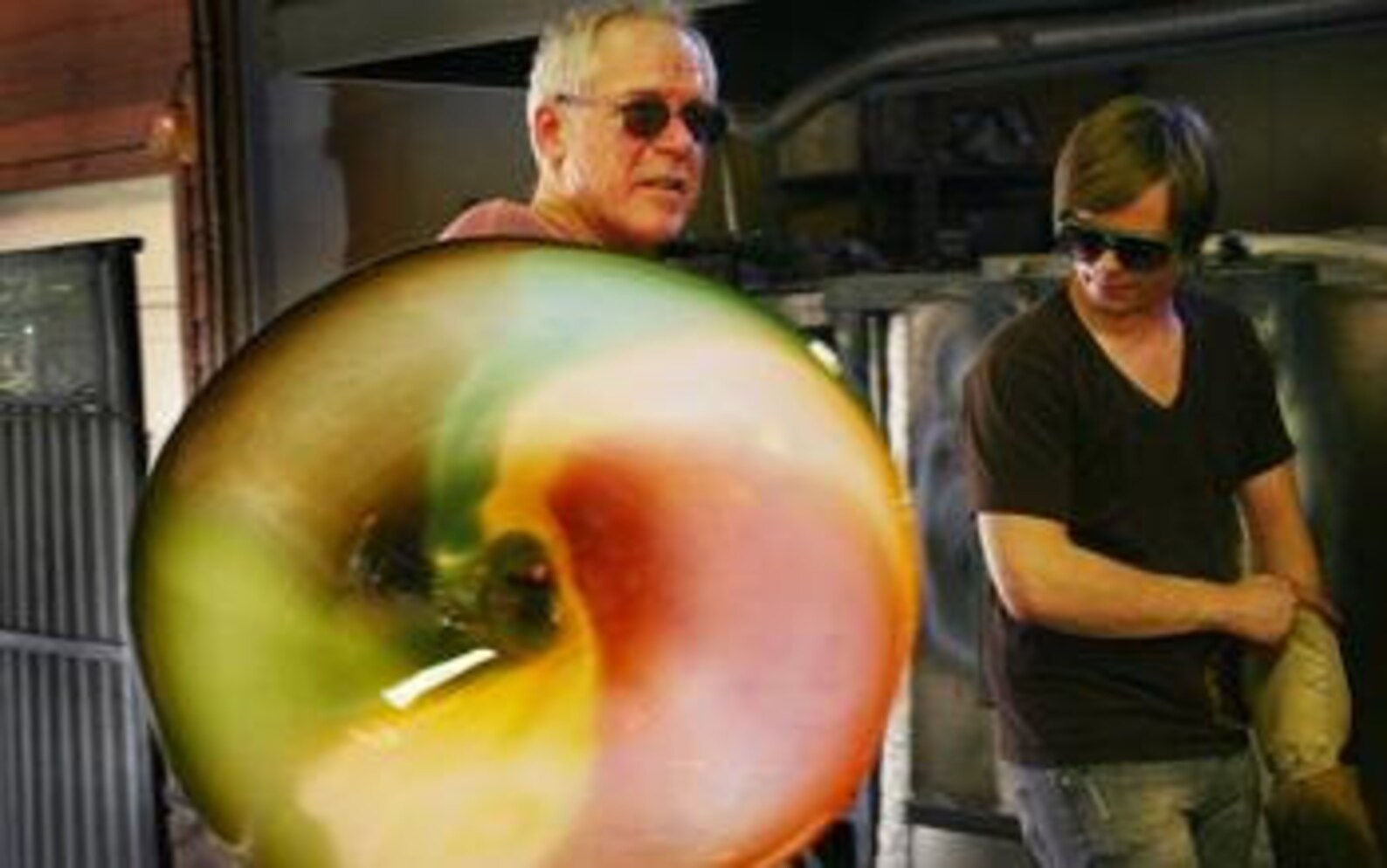 Vintage Janet & Rick Nicholson Art Glass Vase Handcrafted - Etsy