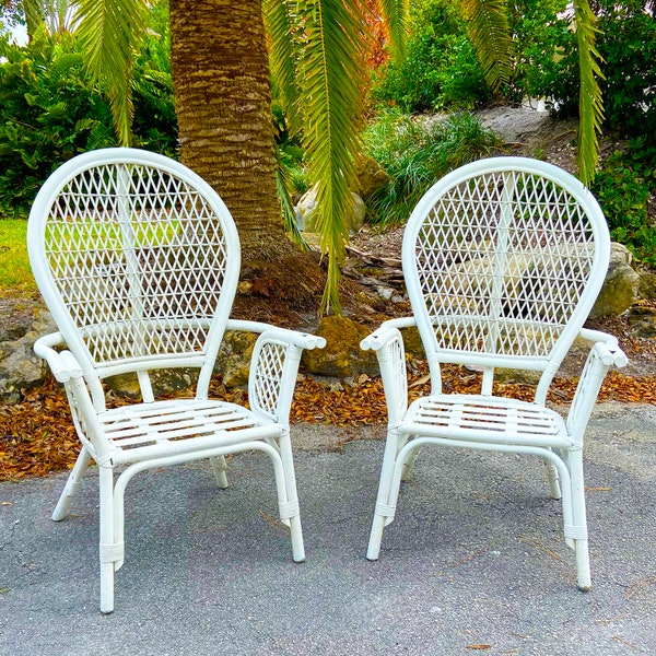 Rattan Fan Chair - Etsy