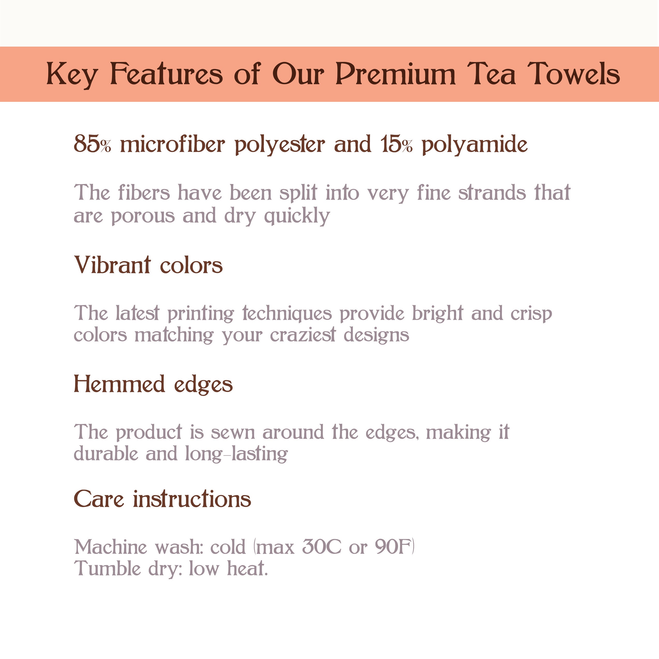 Customized Preppy Chinoiserie Tea Towel Coral and Blue and - Etsy