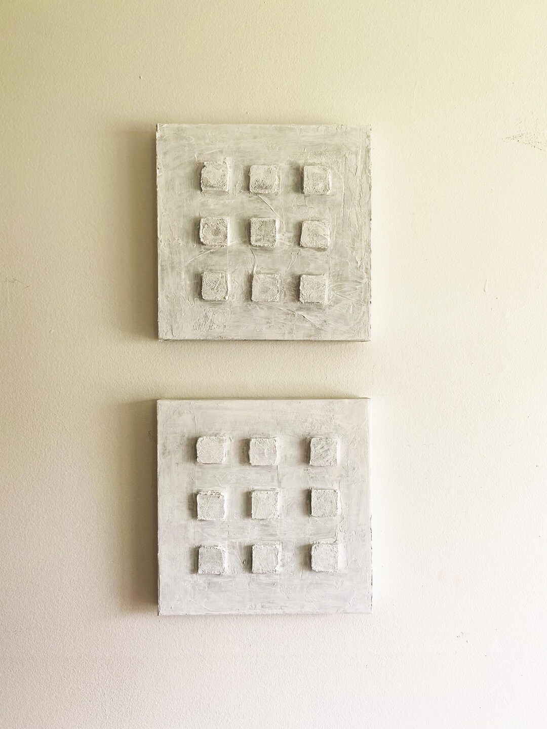 Plaster Textured Art Urban Modern Abstract Style Imitation Cement Block ...