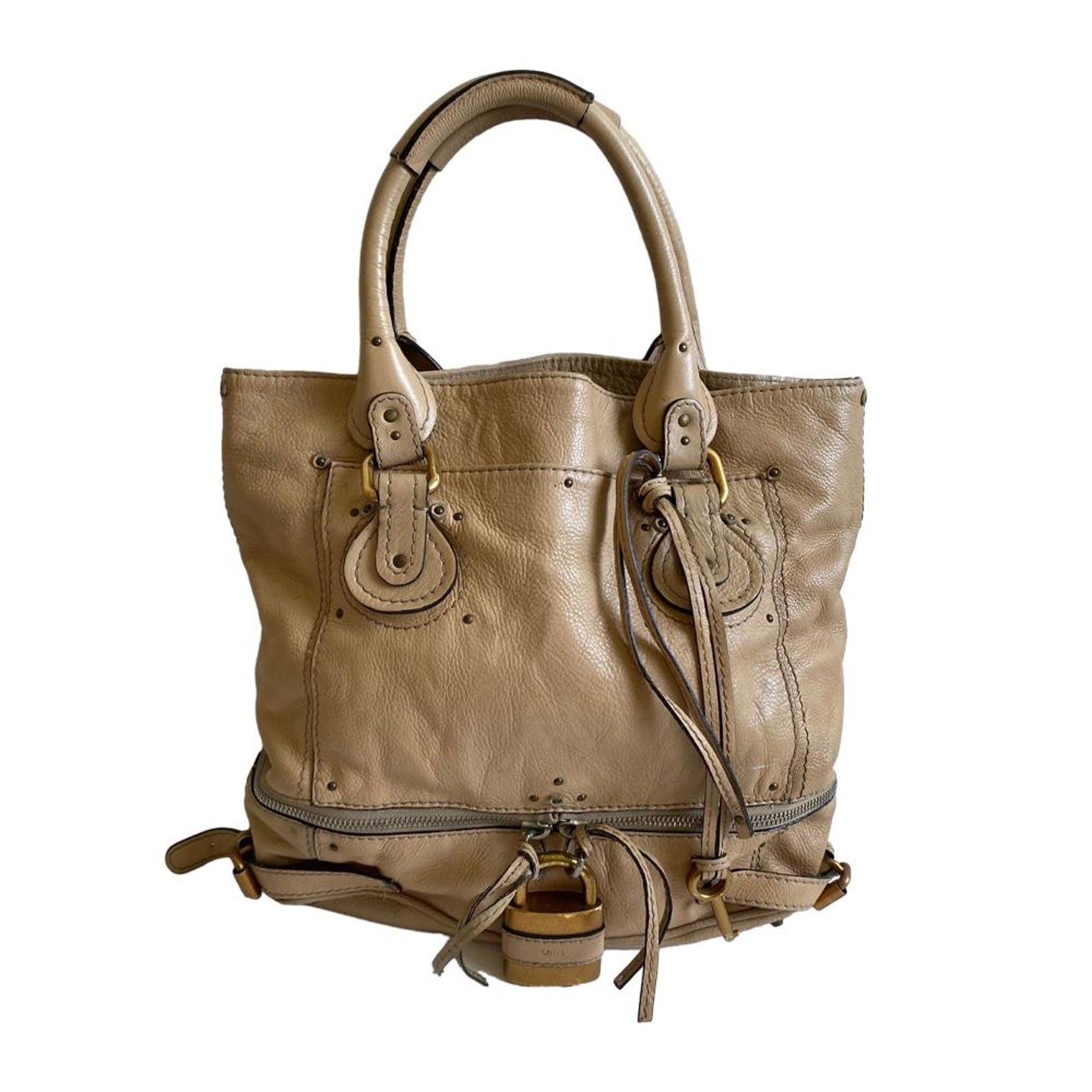 Vintage Chloe Paddington Tote – 2005 Leather Shopper Handbag ...