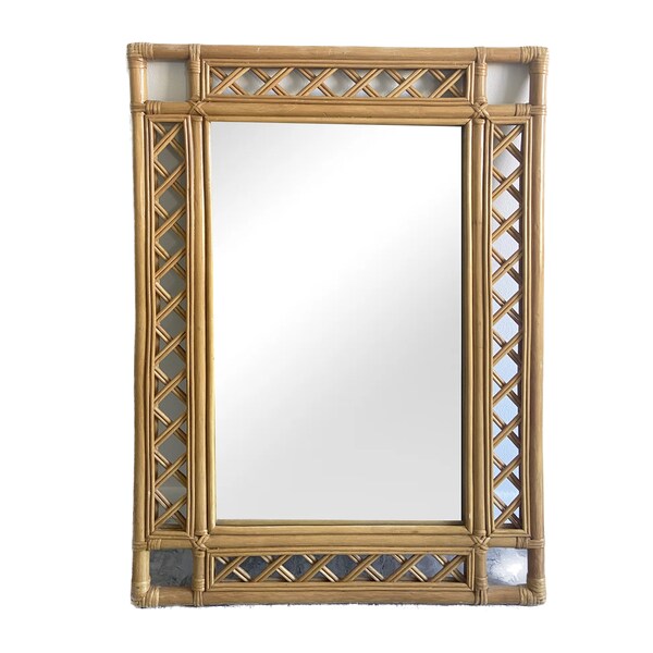 Rattan Mirrors Vintage - Etsy