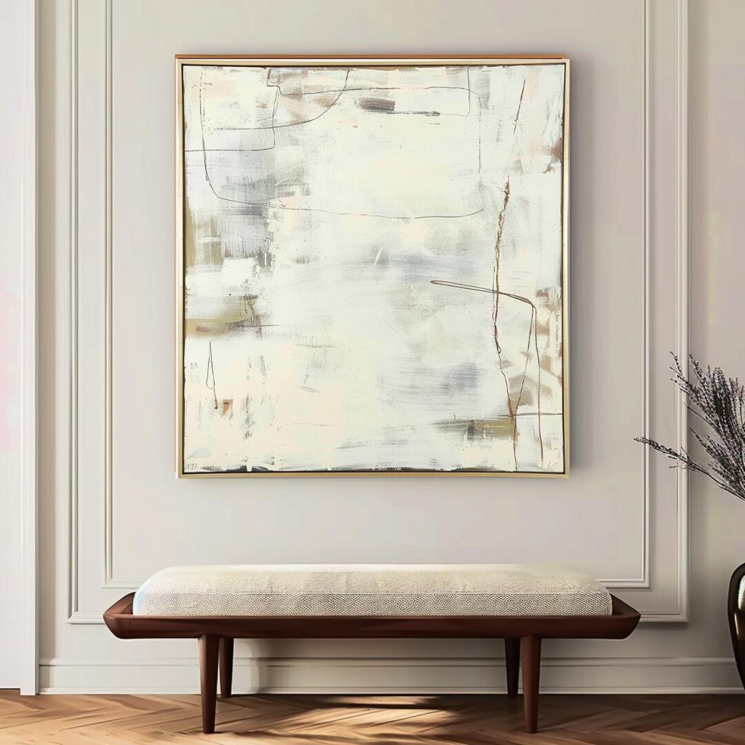 Fine Abstract Art Painting Pastel Colors Simple Showcase at Palm Beach ...