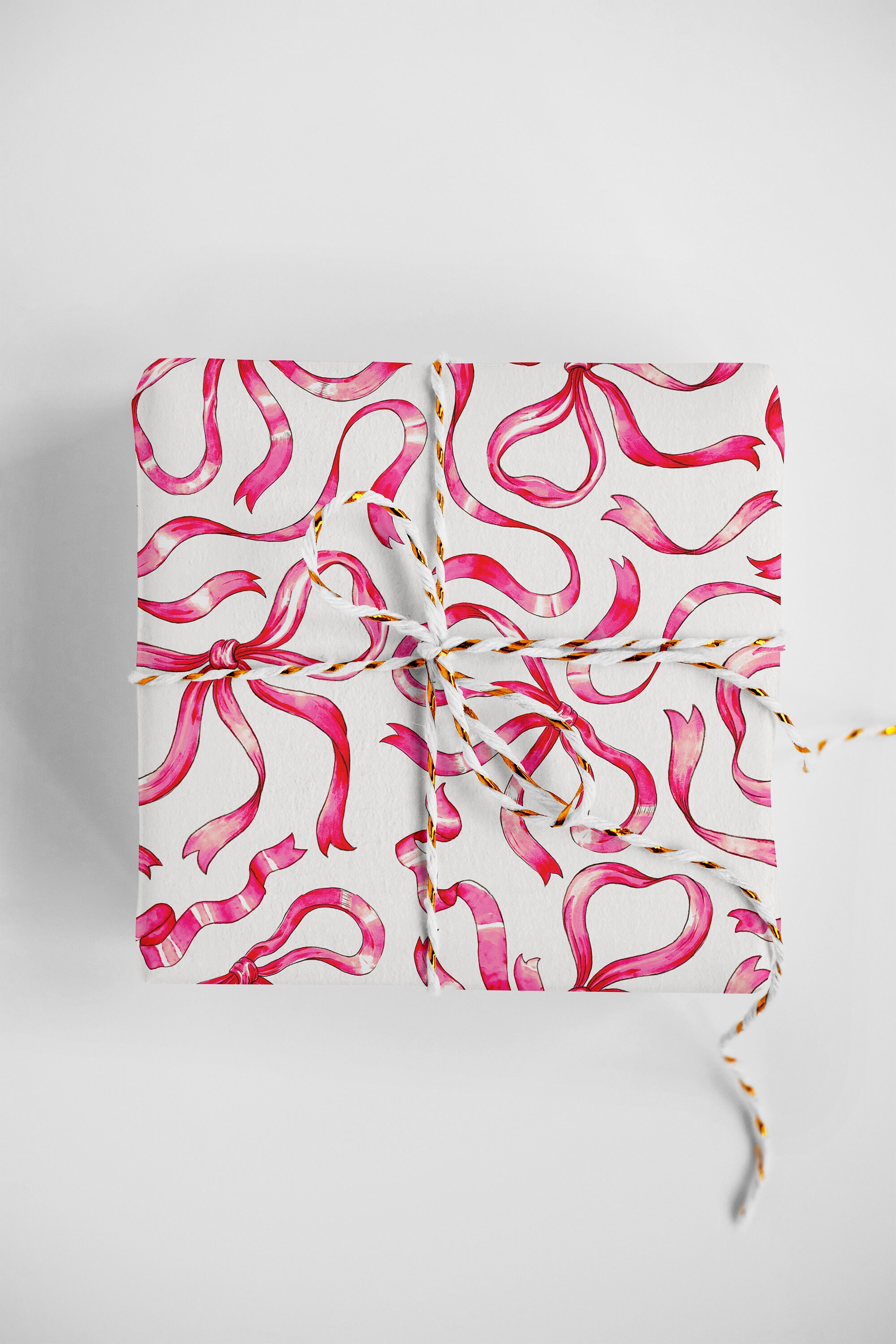 Gift Wrap Paper Ribbon Bows Pink Blue Colors Wrap Preppy Chinoiserie ... Gift Wrap Paper Ribbon Bows Pink Blue Colors Wrap Preppy Chinoiserie ...