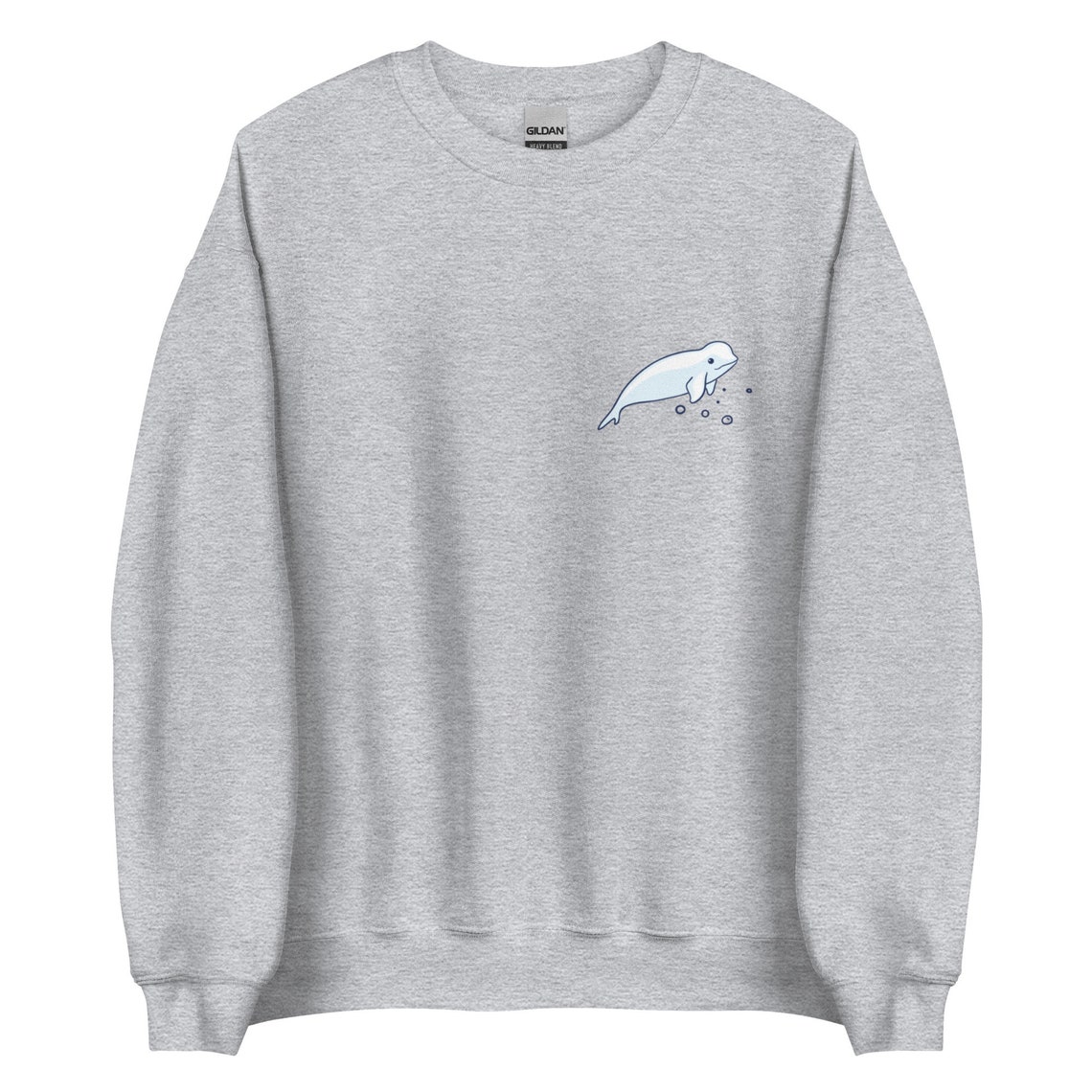 Beluga Whale Sweatshirt Beluga Whale Shirt Whale Sweater Crewneck ...