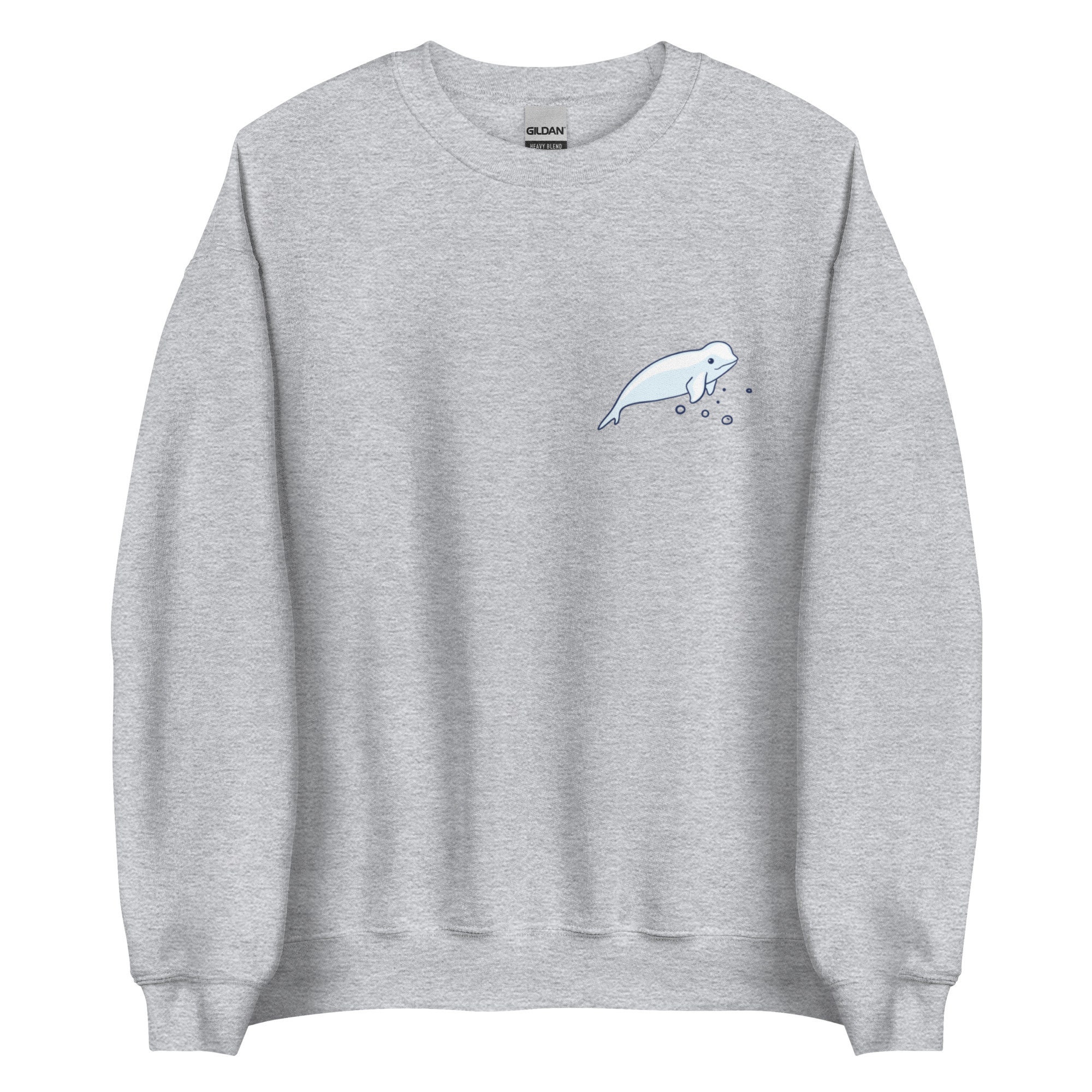 Beluga Whale Sweatshirt Beluga Whale Shirt Whale Sweater Crewneck ...