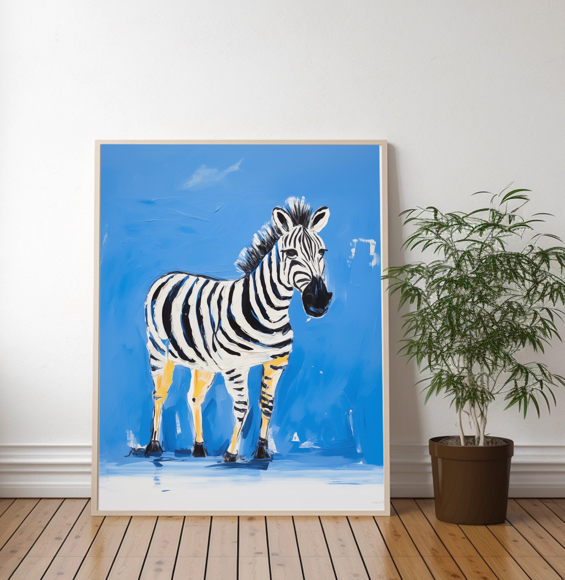 Art Print Zebra Chinoiseries Ginger Jar Pattern Asian Chippendale ...