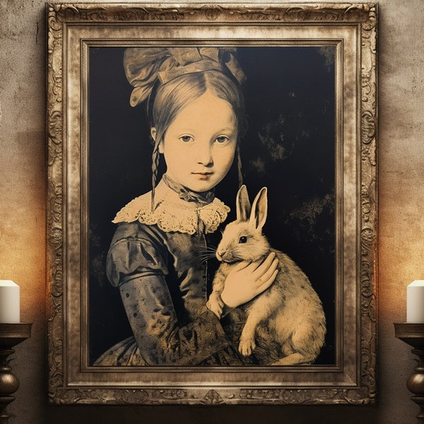 Rabbit Paintings - Etsy