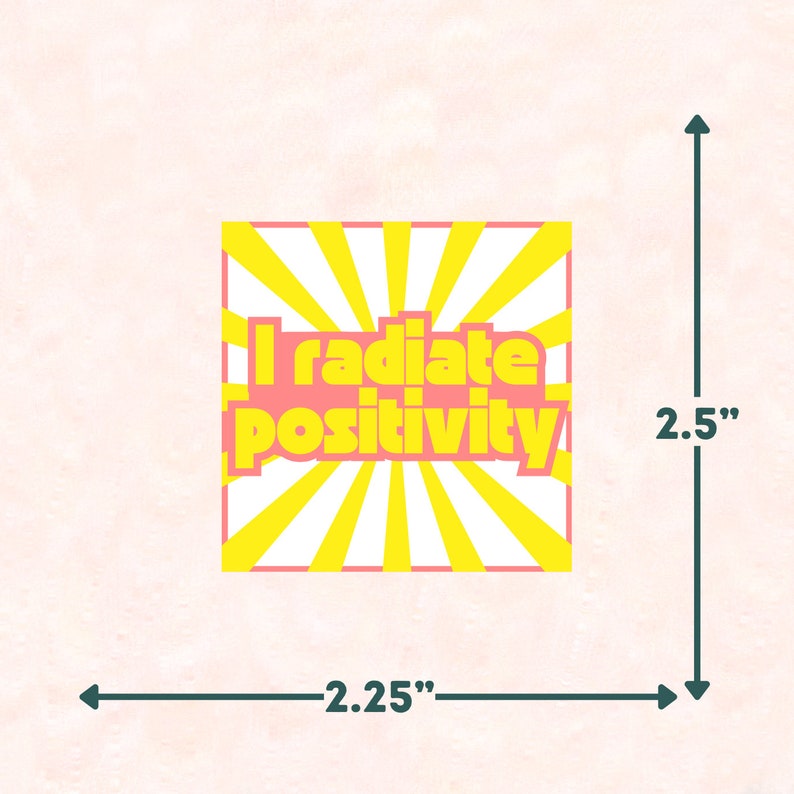 Positive Affirmation Quotes and Words Stickers Sticker Set of 5 ...