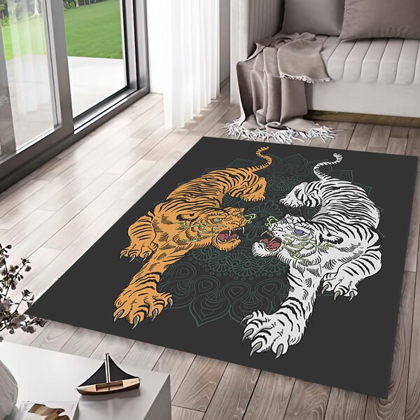 Tiger Rug - Etsy