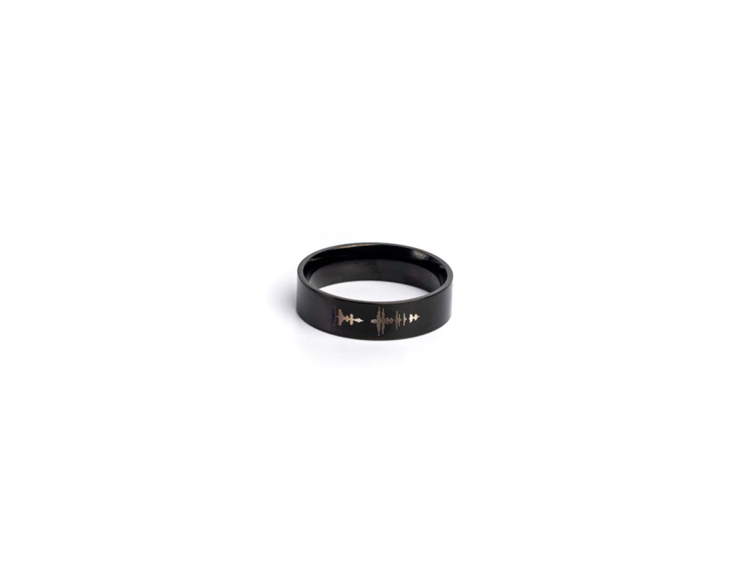 Scannable Music Ring, Music Wave Code Ring, Music Scan Code Ring ...