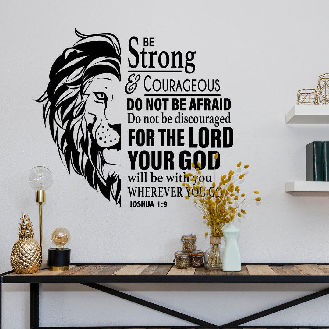 Jbling Scripture Vinyl Wall Decal God Will Be With You Wherever You Go ...