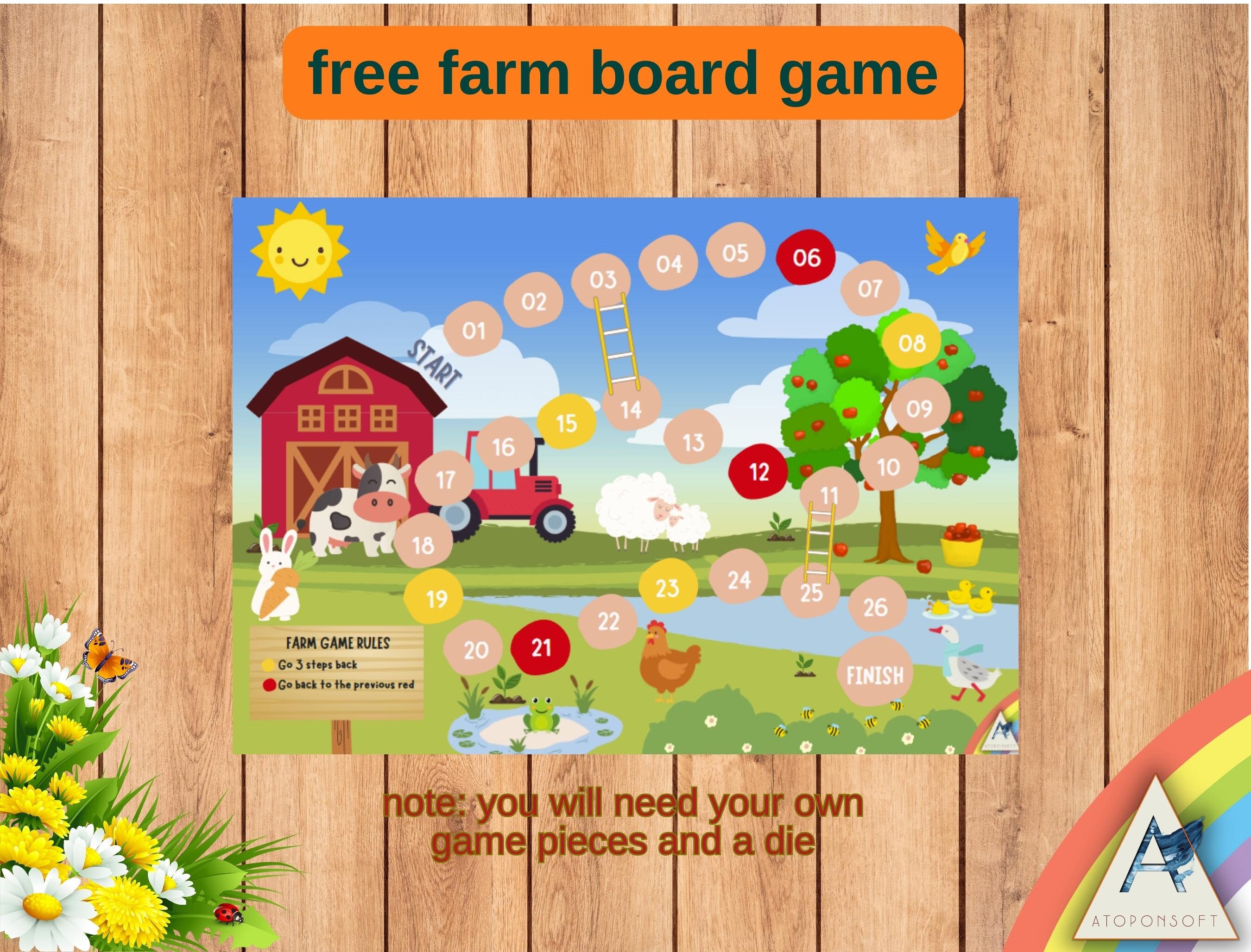 24 FARM ANIMALS FLASHCARDS, Montessori, Flashcards, Educational ...