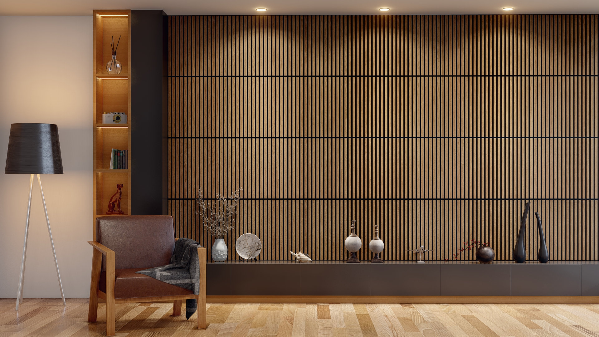 VW60 Acoustic Wood Slat Wall Panel Oak 23.6x23.6 - Etsy