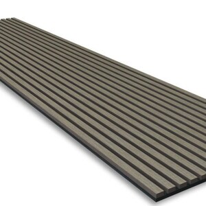 SAMPLE - Grey Oak - Acoustic Wood Slat Wall Panel - Etsy
