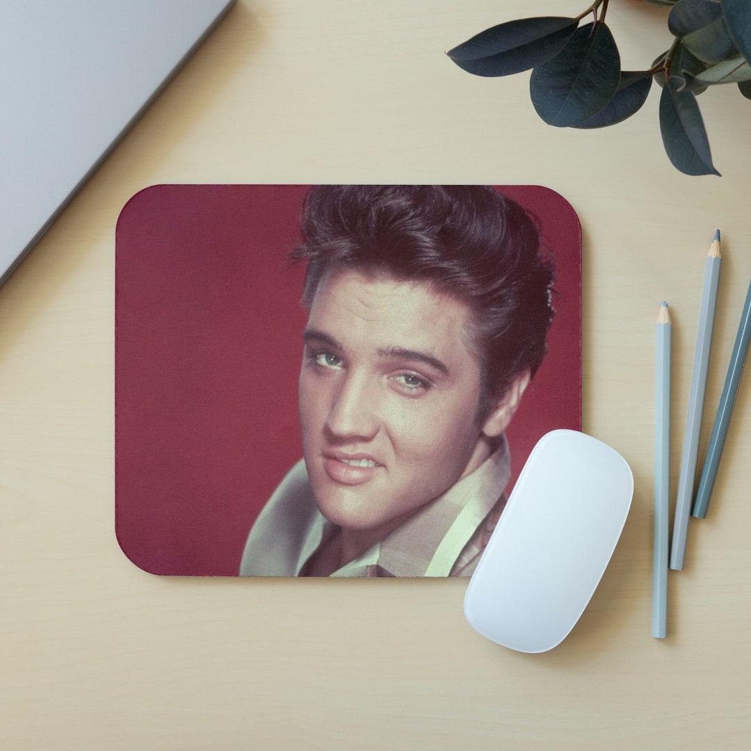 ELVIS Mouse Pad Elvis Presley King of Rock N Roll - Etsy