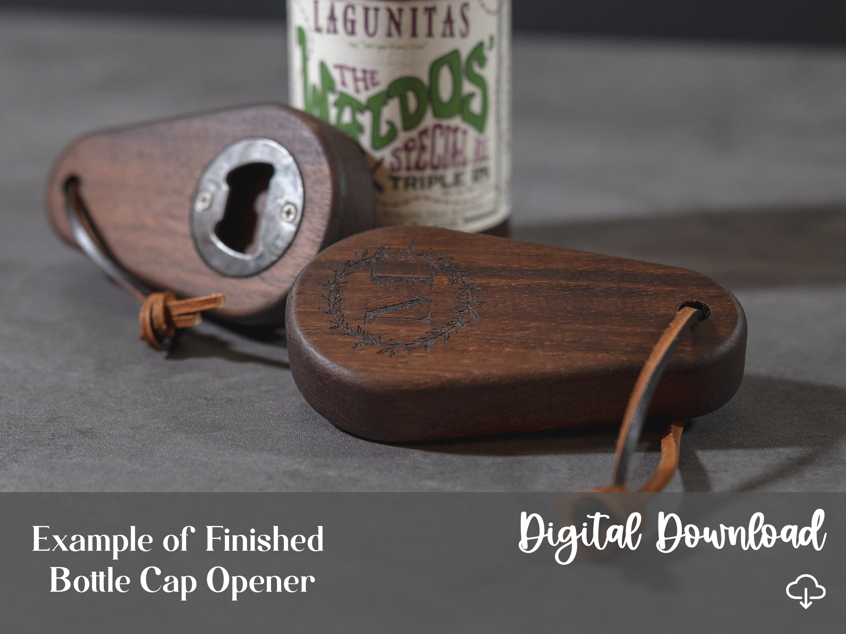 Bottle Cap Opener Bundle set of 4 .svg File CNC File .png File CNC ...