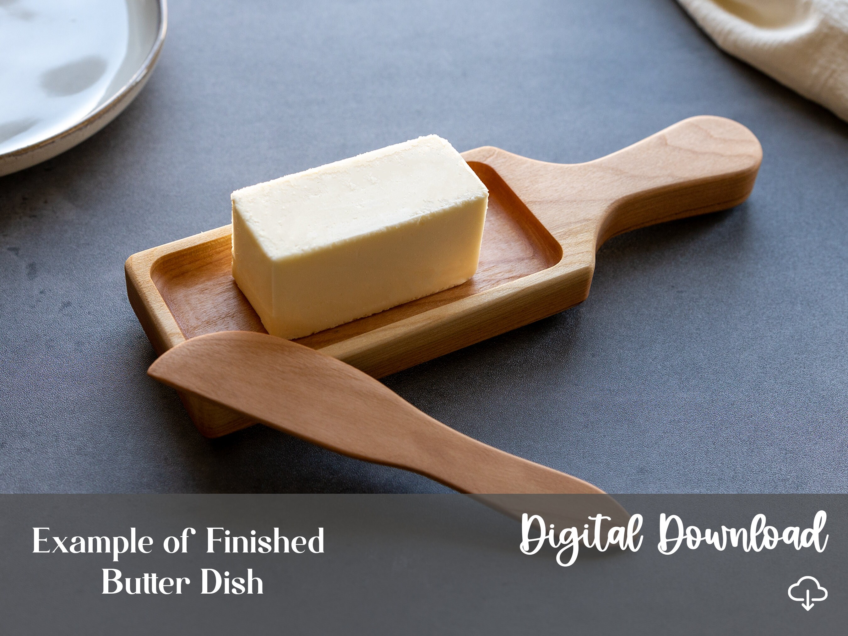 Butter Dish Butter Tray .svg File CNC File .png File CNC Plans Carbide ...