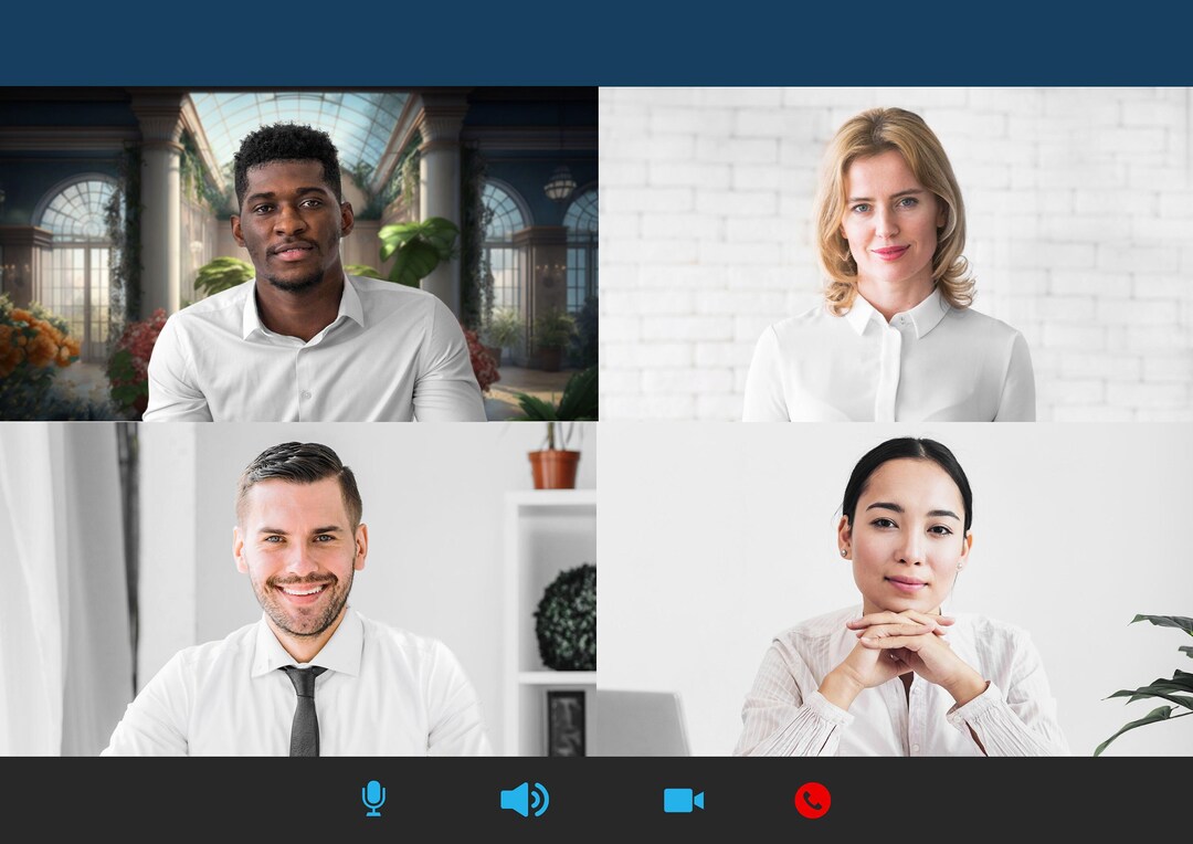 4 Different 4 Greenhouse Zoom Background Backdrop for Zoom Meeting ...