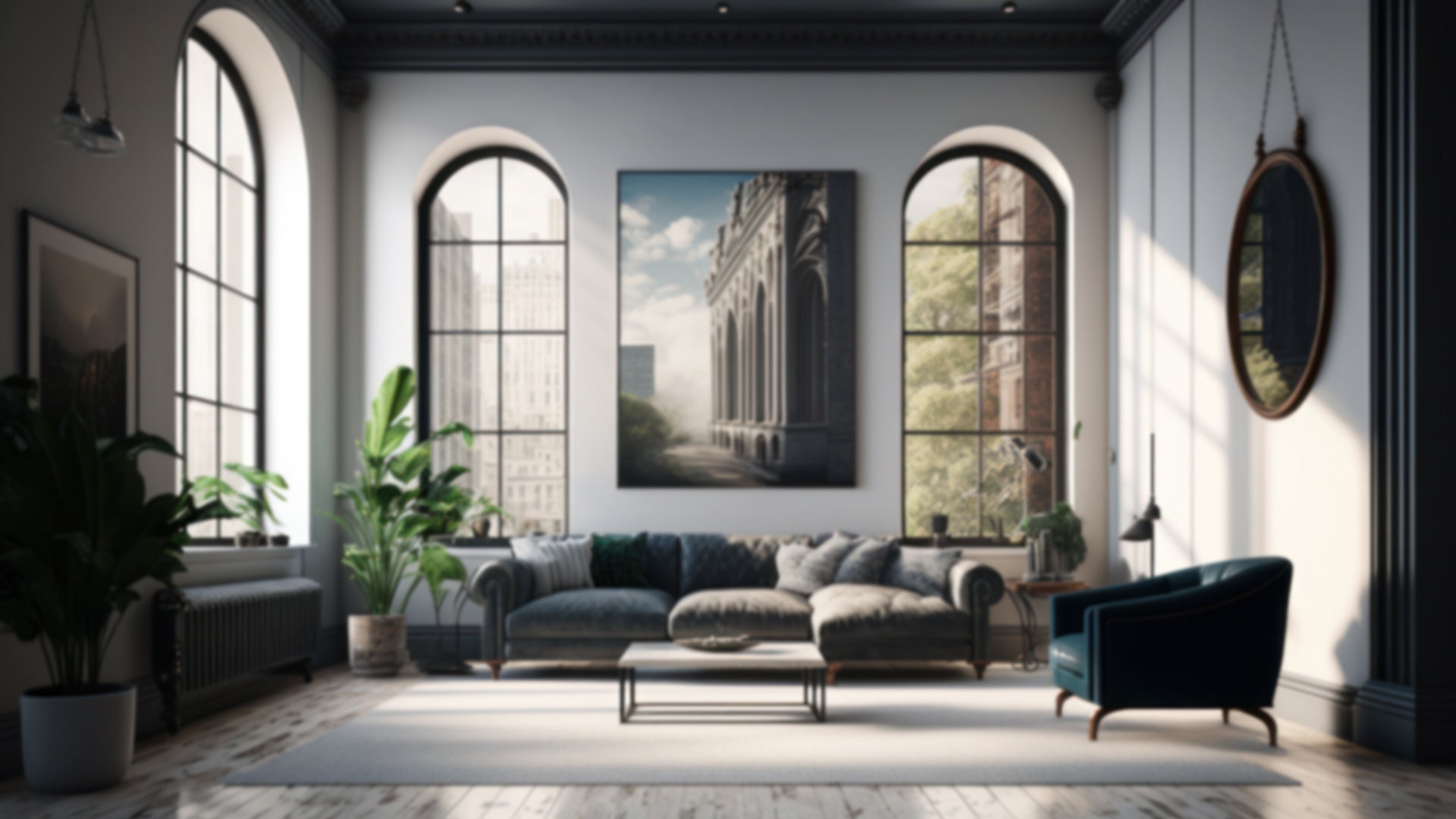 5 Modern Rooms With Plants for Zoom Meetings Room for Zoom Backdrop ...