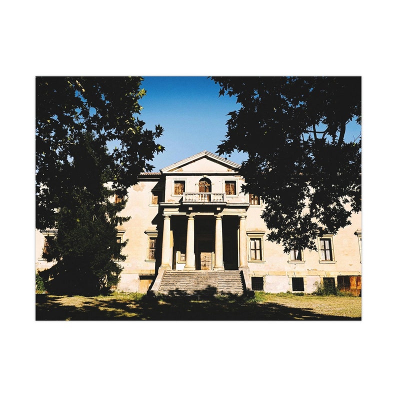 Old Italian Mansion Photograph Fine Art Poster Wall Art Premium Matte ...